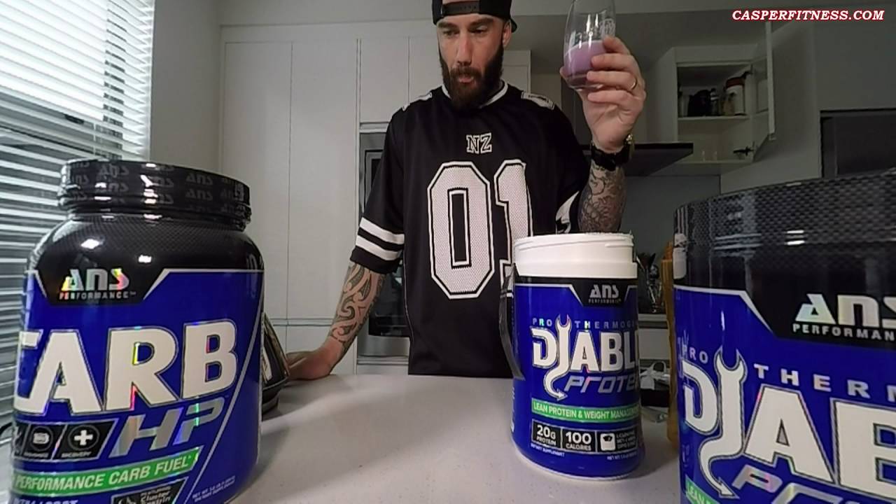 NEW DIABLO PROTEIN TASTE TEST WITH CASPER - YouTube