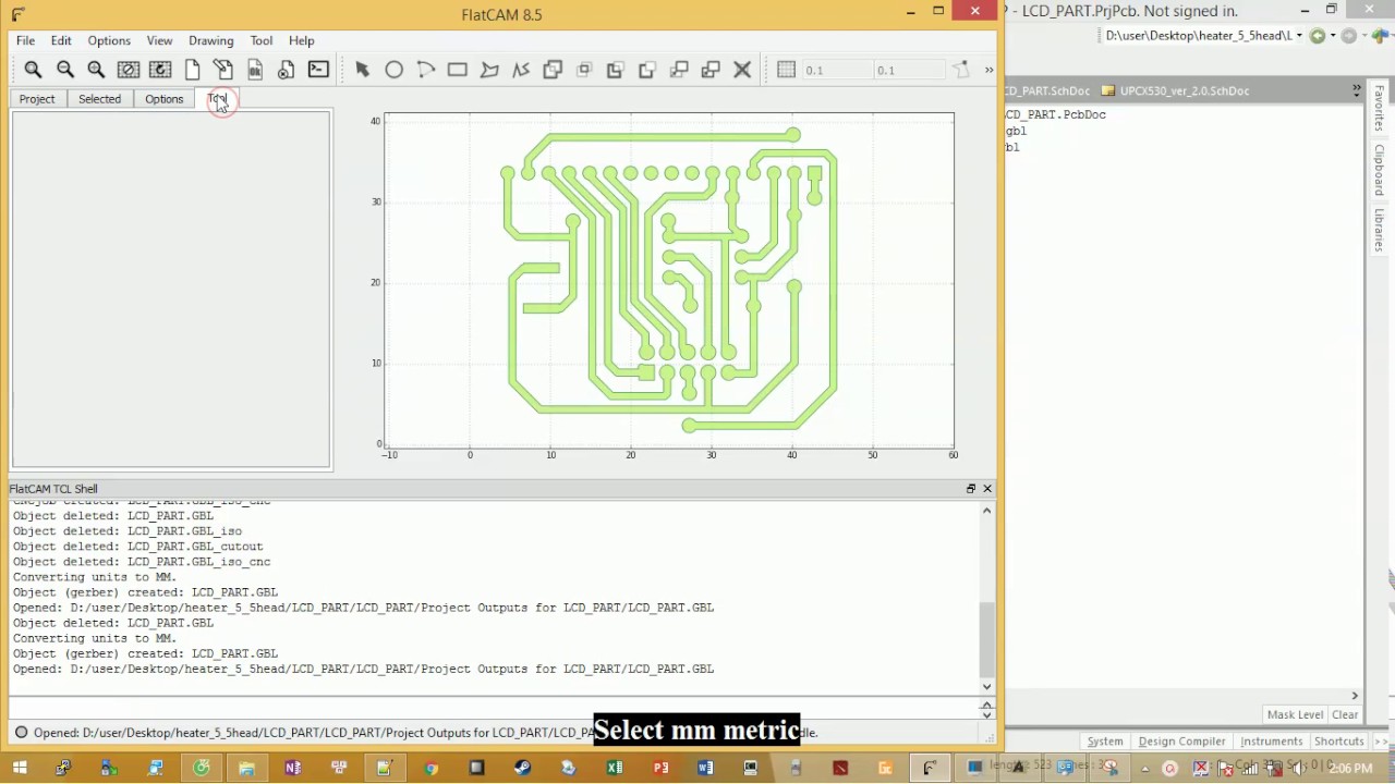Software Altium and flatCam - YouTube