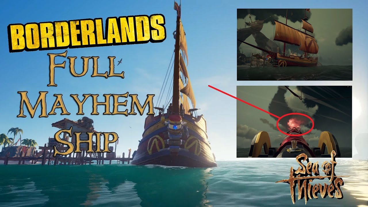 New Borderlands Mayhem Full Ship Set Showcase Brig, Galleon, Sloop Sea ...