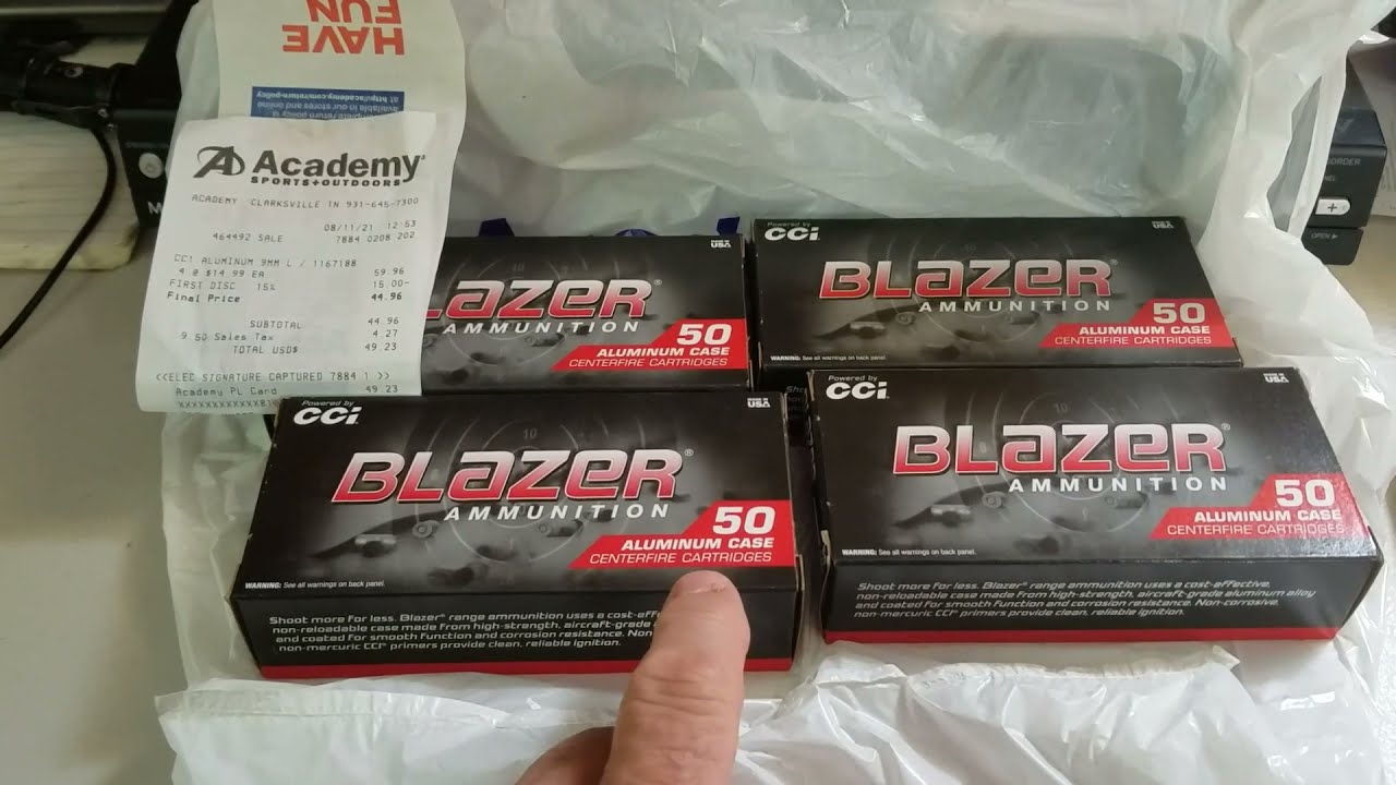 9MM Score Academy Sports $12.50 A Box Final Price! - YouTube