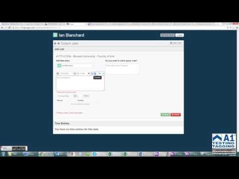 Fergus timesheet - recording times - YouTube