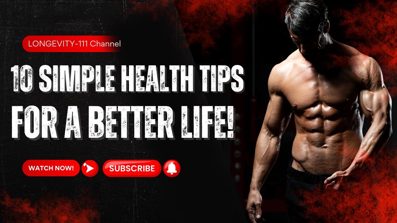 10 Simple Health Hacks for a Better Life! - YouTube
