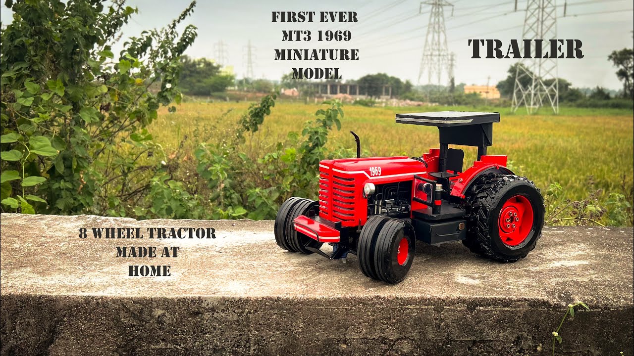DIY Miniature 1969 MT3 Model Tractor - Steel, Foam, and Precision ...