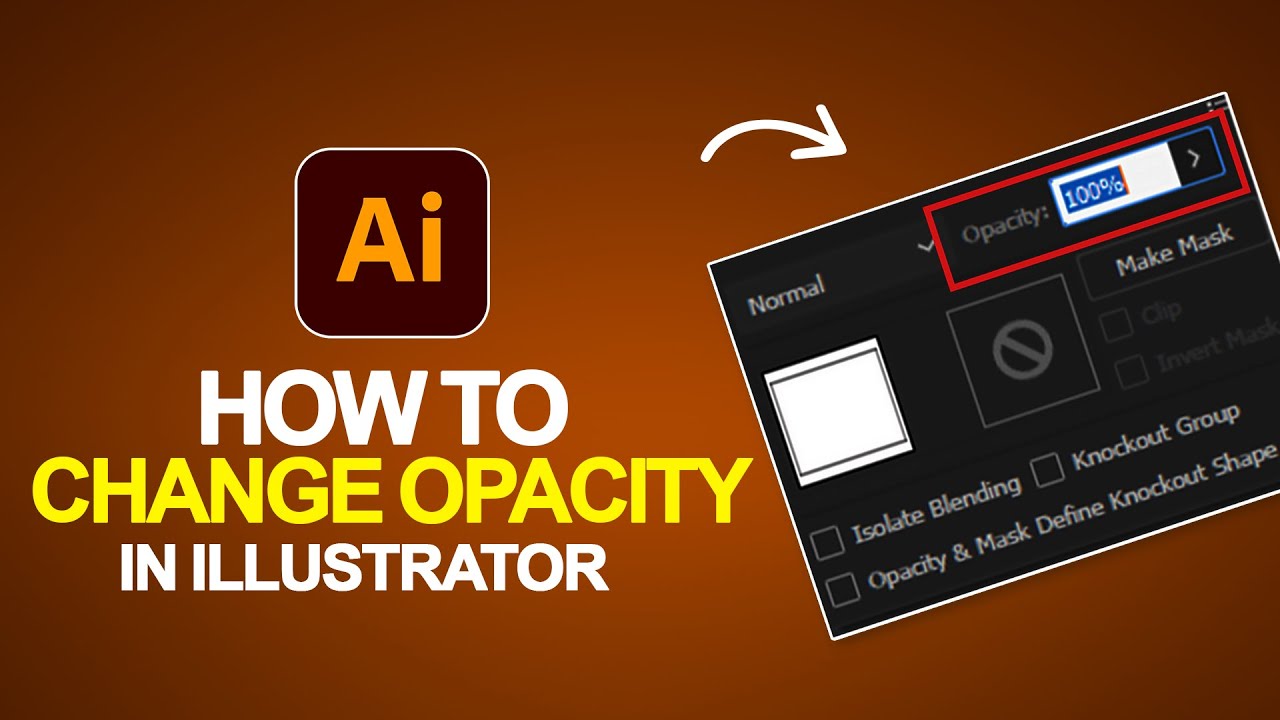 How to Change Layer Opacity in Illustrator 2025 | Illustrator Beginner ...