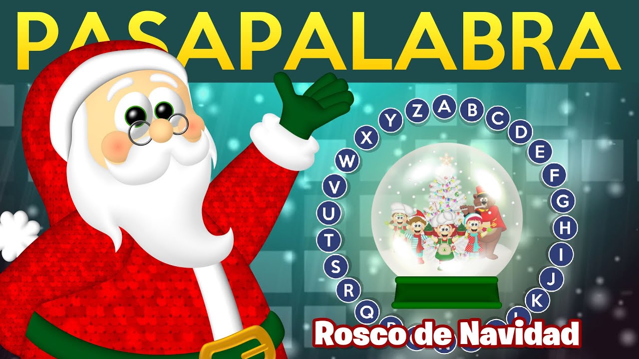 JUEGO DE PASAPALABRA FAMILIAR 🍩 ¡Rosco de Navidad! 🎅🎄 PASAPALABRA PARA ...