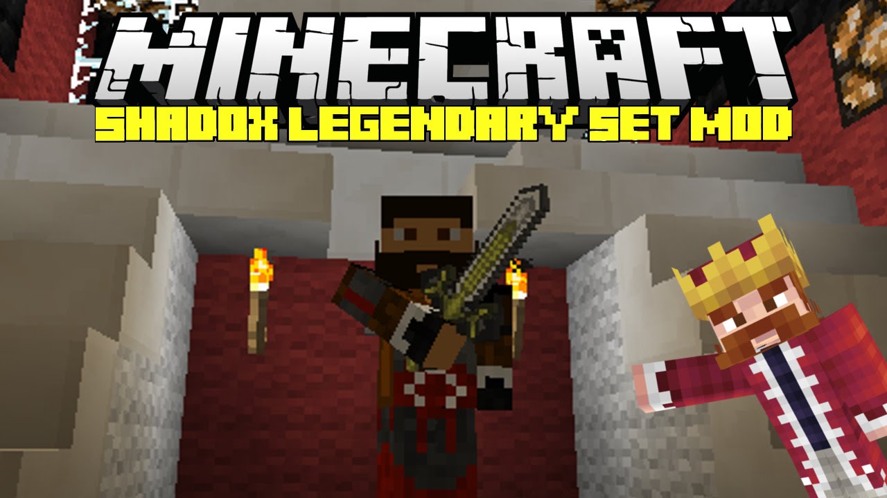 Minecraft 1.8.4: Shadox Legend Set Mod | Heroic Rare Weapons ...