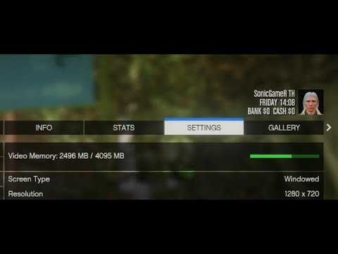 FiveM วิธีแก้ Video memory ไม่ตรง [ตั้งค่าให้ใช้การ์ดจอแยก] - YouTube
