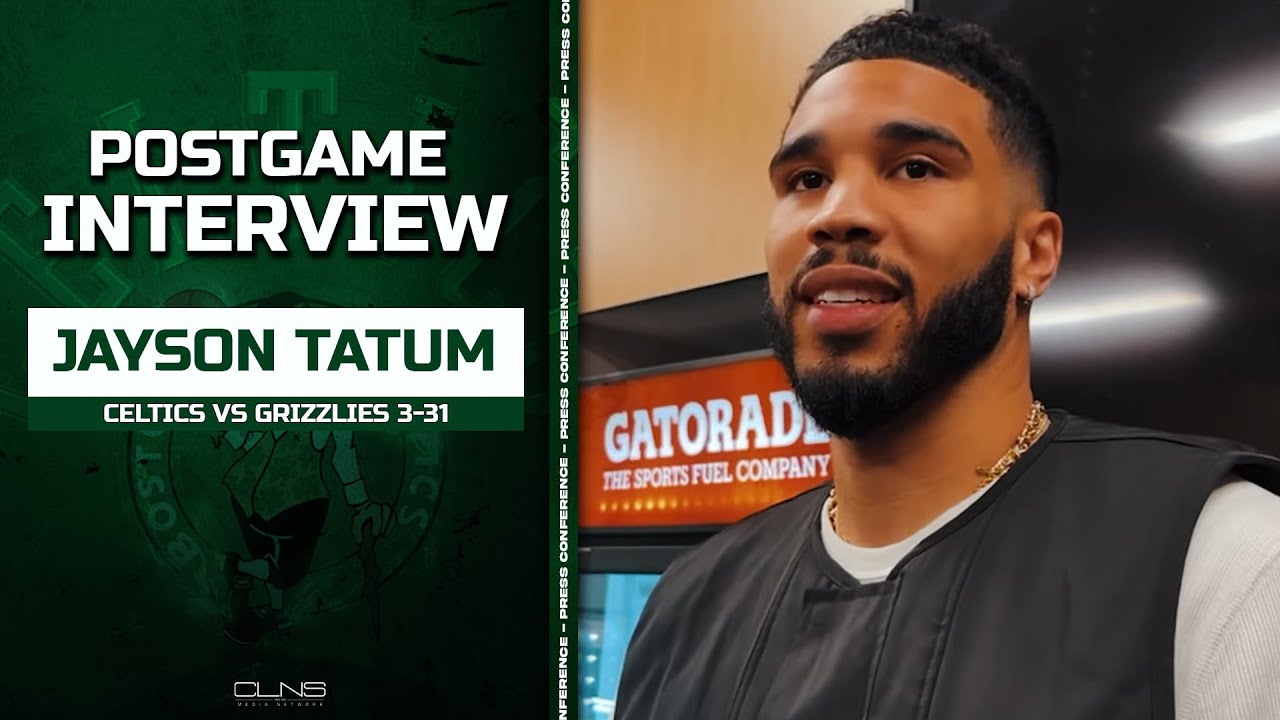 Jayson Tatum on talking to refs after his 13th tech of the season