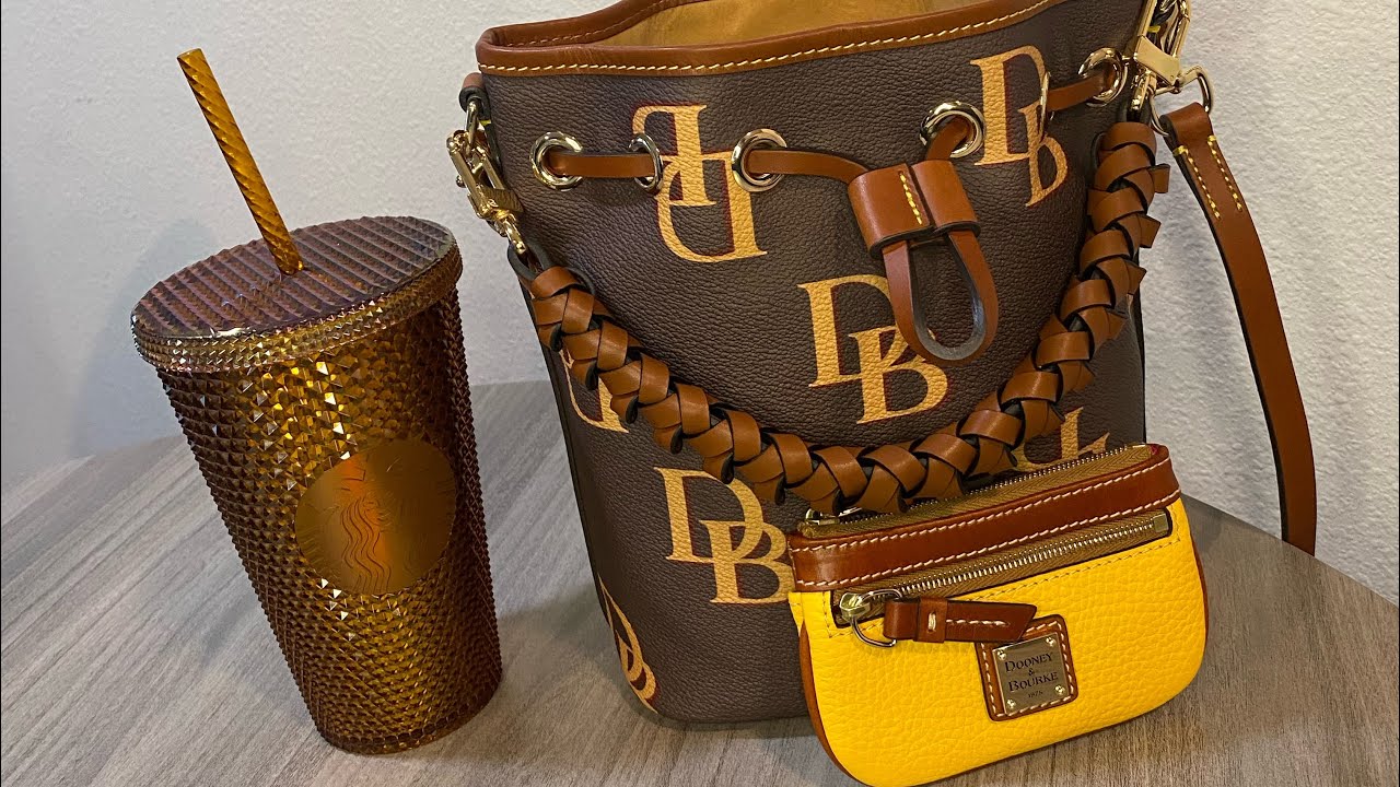 WIMB | Dooney & Bourke Monogram Drawstring Bag | NaturallyNesh - YouTube