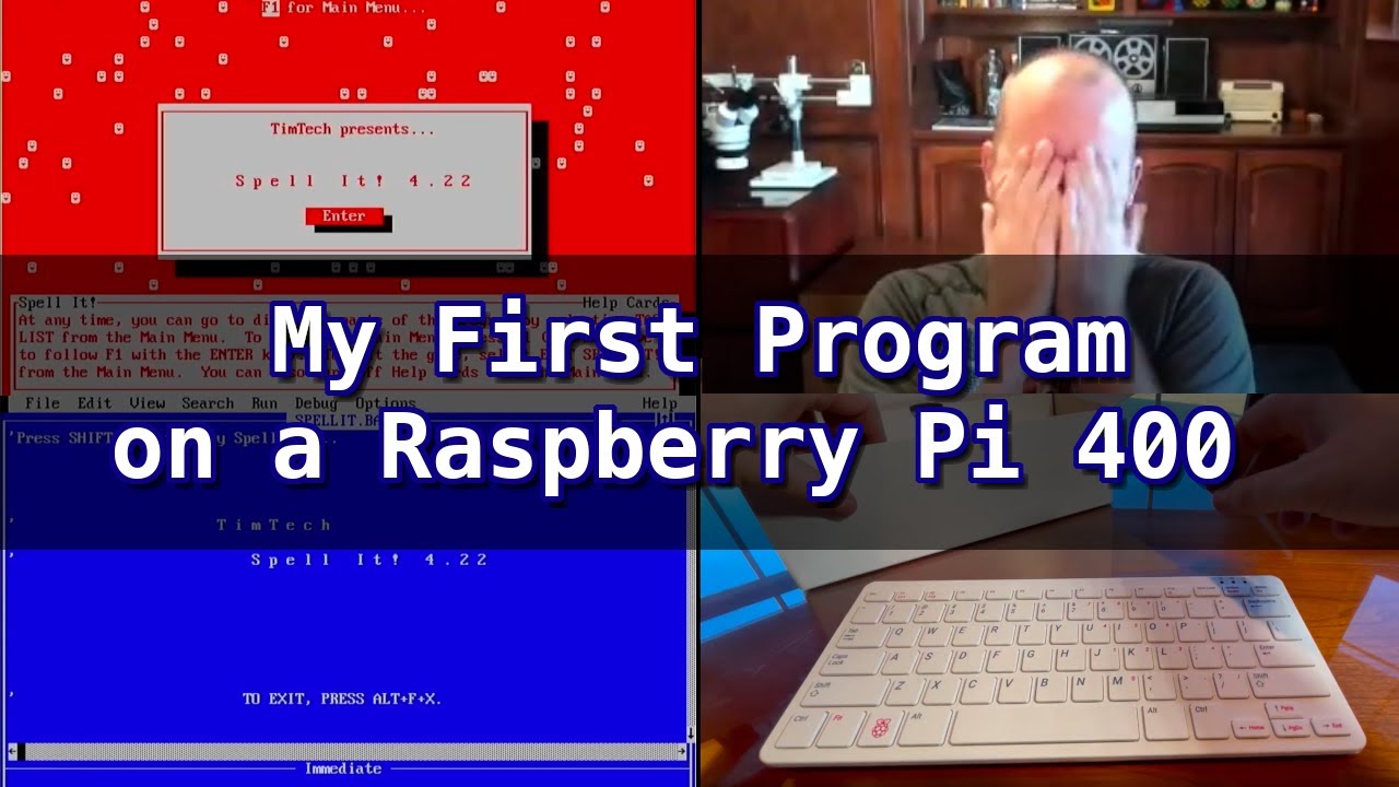 Childhood Memories | My First Program | QBASIC | Raspberry Pi 400 Unboxing - YouTube