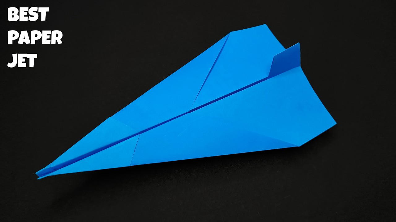 How to make Easy Paper Jet Plane - Origami Tutorial - YouTube
