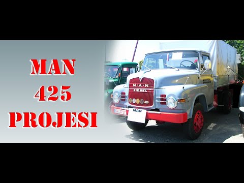 Yeni Man 415 Projesi 1962 Model İlerliyor(Klasik Kamyon Restorasyon)Man 520 Hn Görünümlü BURUNLU MAN