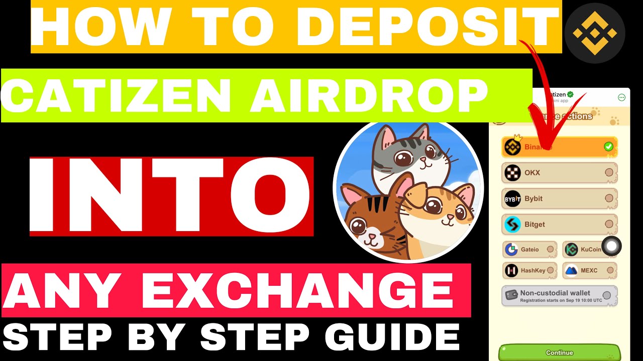 HOW TO DEPSOIT CATIZEN $CATI TOKEN INTO ANY EXCHANGE STEP BY STEP GUIDE ...