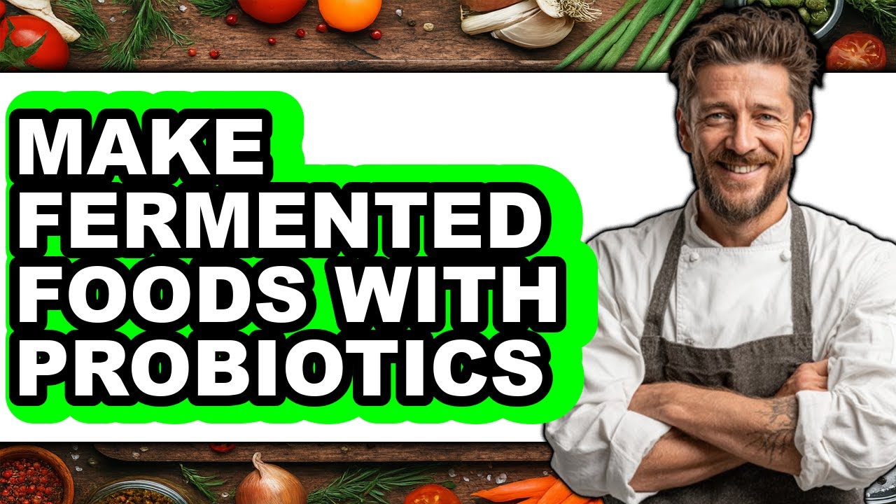 How To Make Fermented Foods With Probiotics - Step By Step - YouTube
