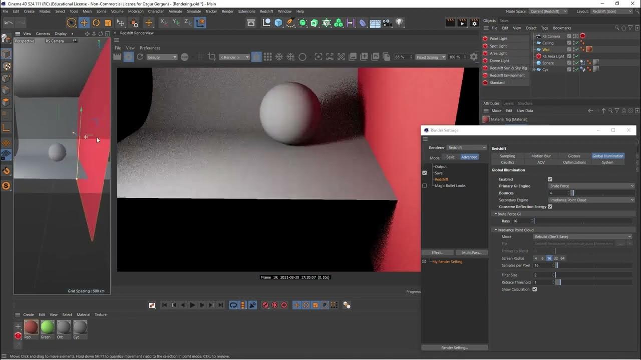 538680 30 Rendering Global Illumination Redshift for Cinema 4D ...