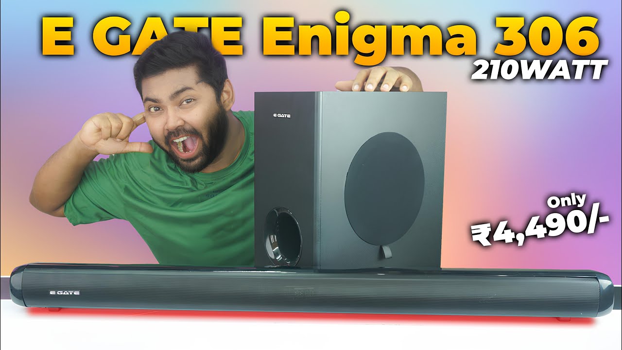 🎉 Budget King? eGate Enigma 306 | 210W Soundbar with 6.5” Subwoofer ...