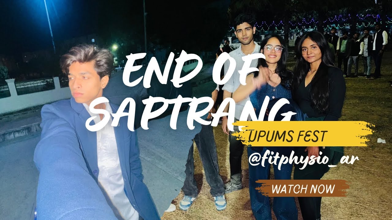 End of SAPTRANG | UPUMS | Etawah | - YouTube