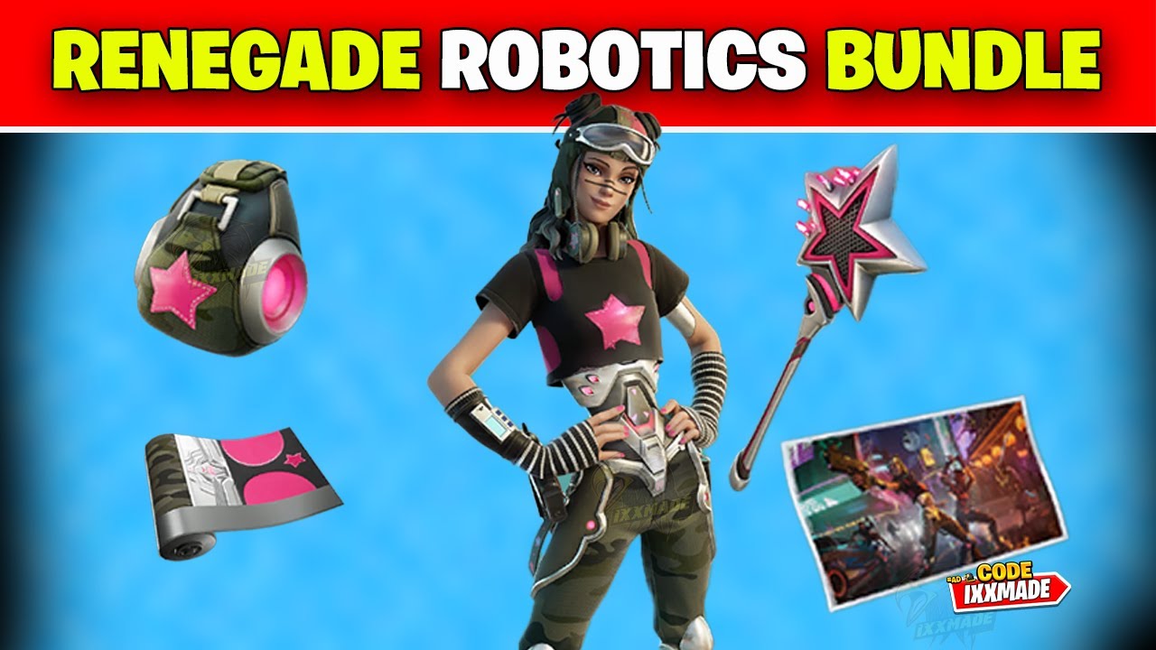 Renegade Runner Fortnite Renegade Robotics Bundle - YouTube