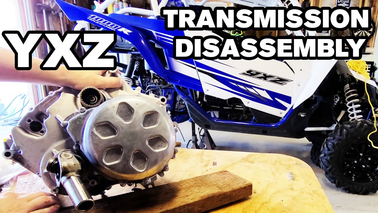 Yamaha YXZ1000R Transmission Disassembly - YouTube