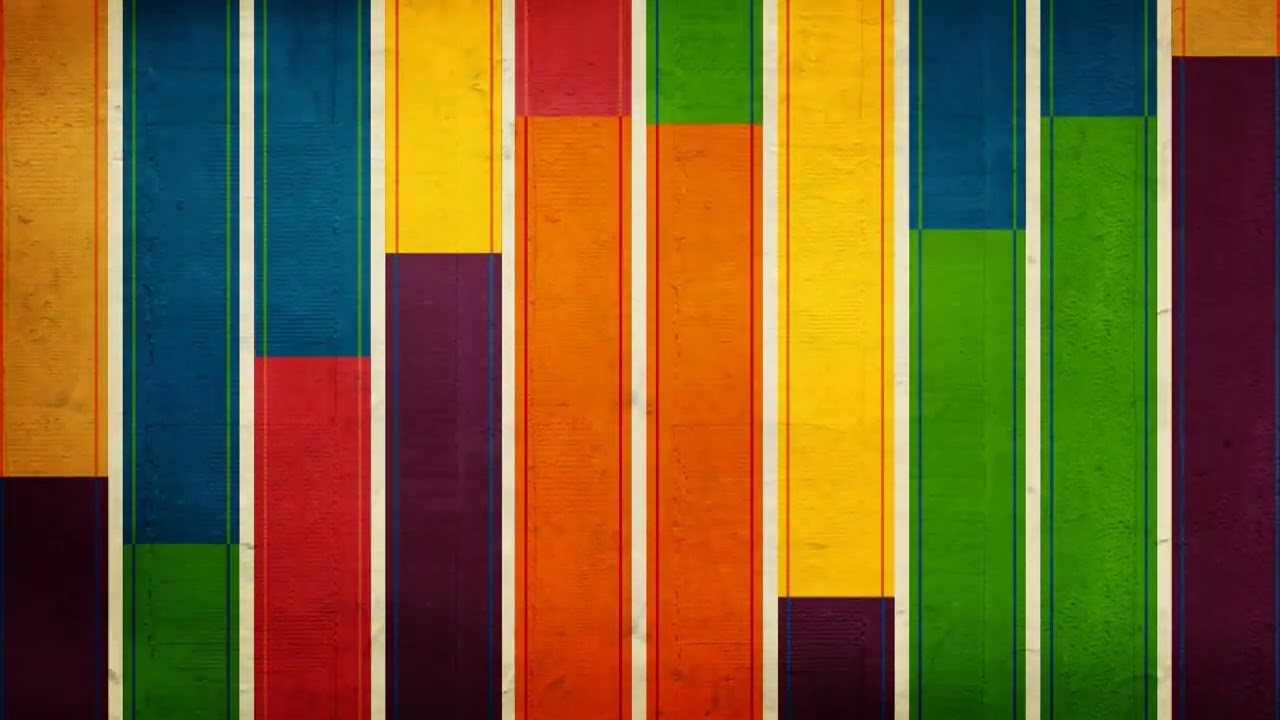 FREE Simple video wall loops footage HD Colourful lines - YouTube
