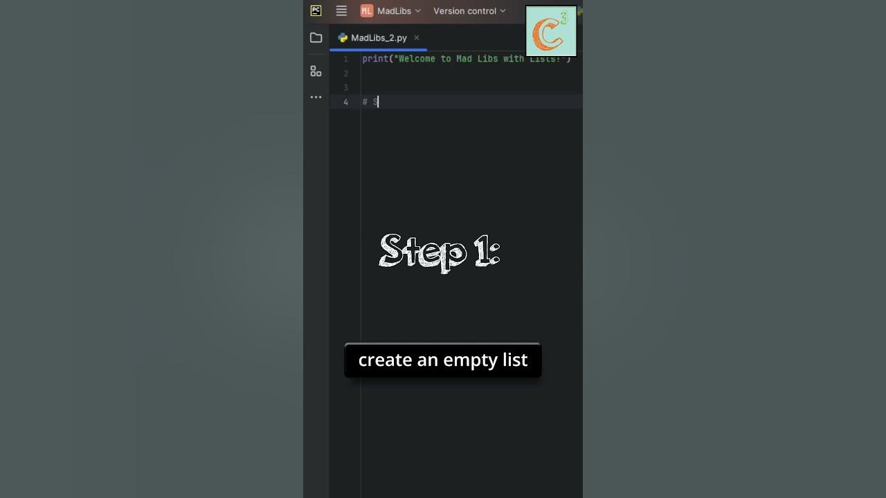 Explaining Lists in 60 Seconds with Mad Libs & Python 3 - YouTube
