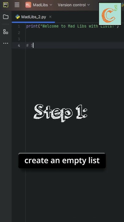 Explaining Lists in 60 Seconds with Mad Libs & Python 3 - YouTube