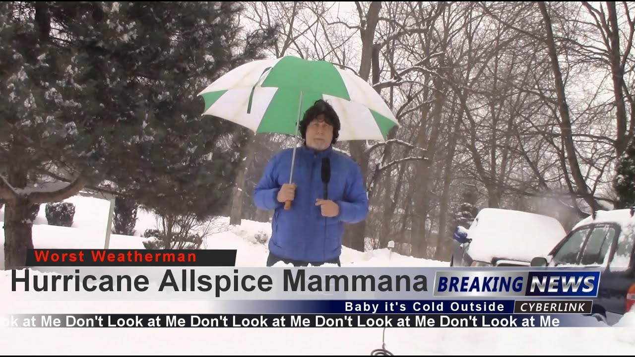The Worst Weatherman Snow Forecast - YouTube