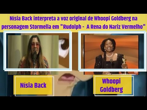 Nísia Back interpreta Whoopi Goldberg na personagem Stormella em ...