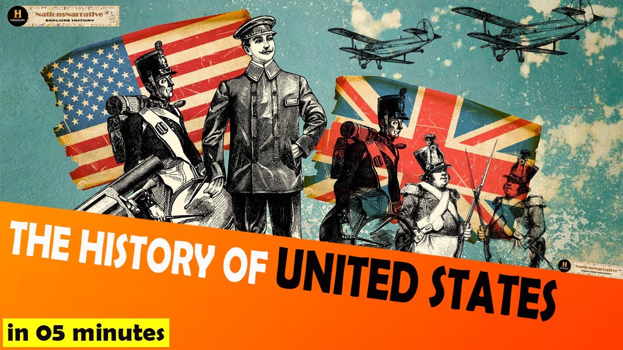 THE HISTORY OF UNITED STATES in 05 minutes - YouTube