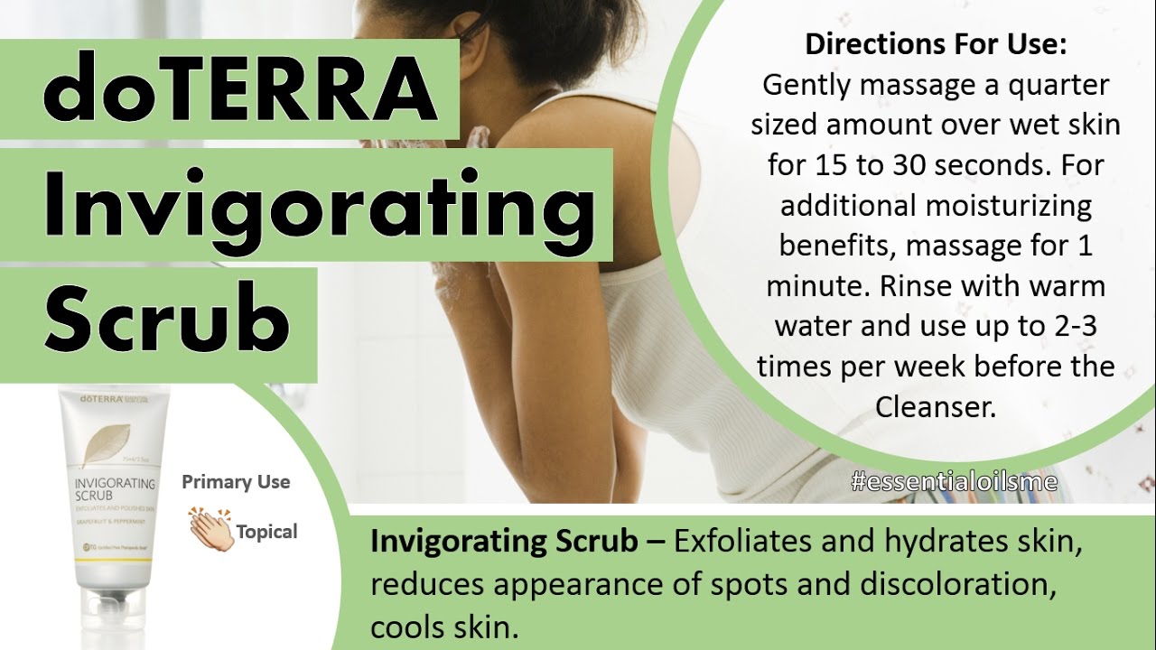 DIY Skin Care With doTERRA Invigorating Scrub - YouTube
