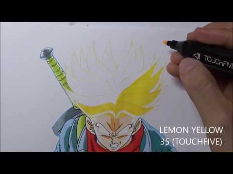 Como dibujar a TRUNKS nueva transformación cap 61 / Drawing TRUNKS new ...