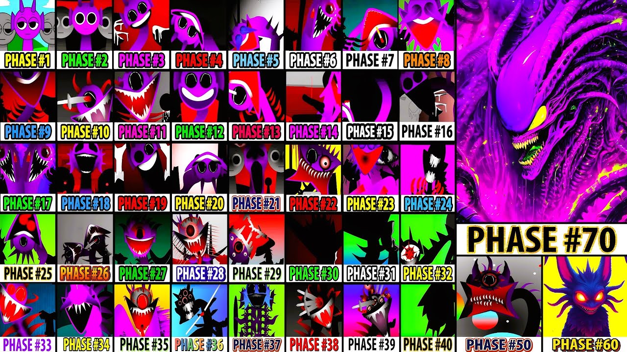 Incredibox Sprunki Mix All Phases: Phase 10 VS Phase 20 VS Phase 30 VS ...