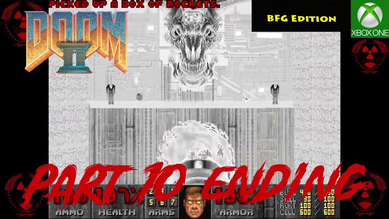 DOOM 2 (BFG edition) (Hell on Earth) (1994) part 10 ending (no ...