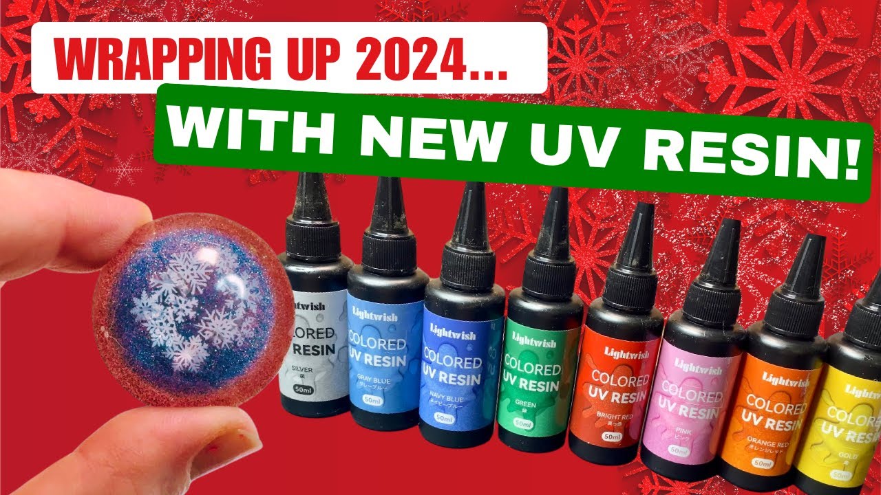 Step Up Your DIY Ornaments for 2024 with THIS! Lightwish UV Glitter ...