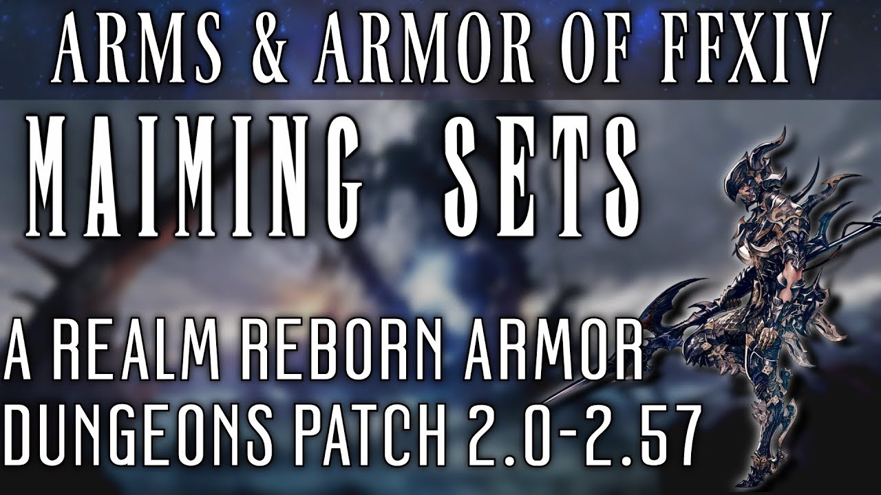 Dragoon Dungeon Armor Sets of A Realm Reborn - YouTube