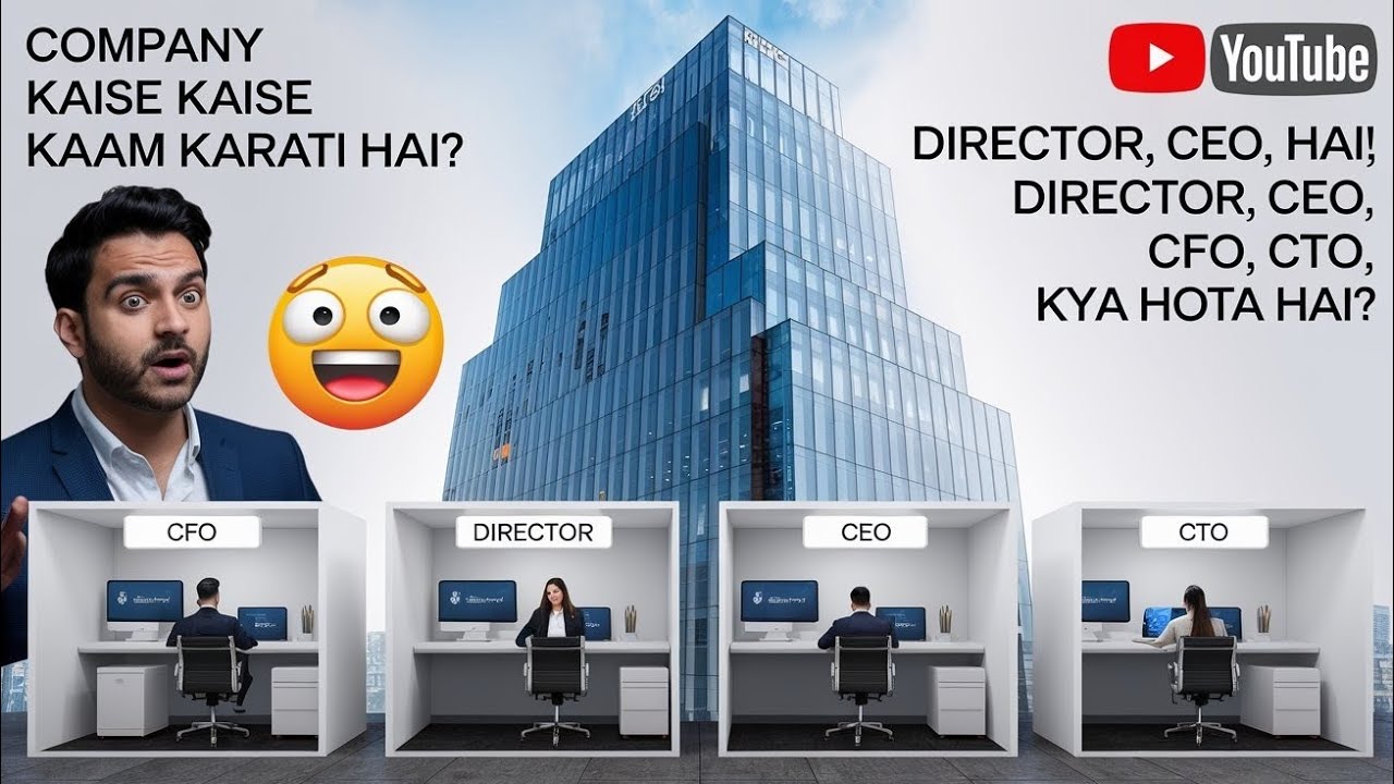 जाने कैसे होता है किसी कंपनी का मैनेजमेंट? DIRECTOR, CEO, CFO, CTO का ...