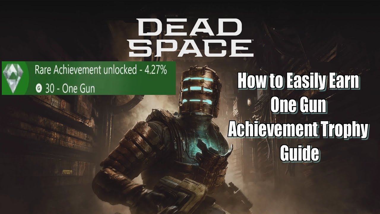 Dead Space Remake How to Easily Earn One Gun Achievement Trophy Guide - YouTube