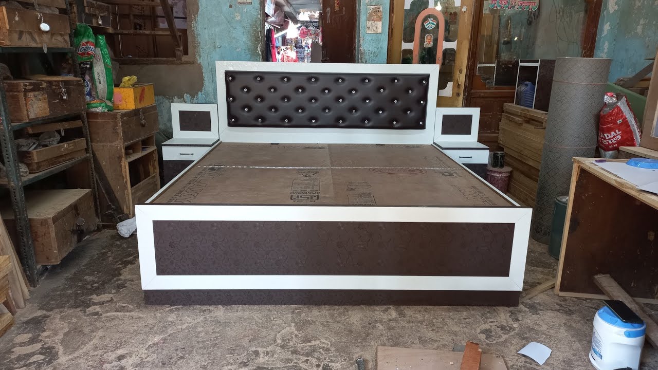 #Double] [ Bed Key ] [Design Side] [With Table] [ डबल बेड की [डिजाइन ...