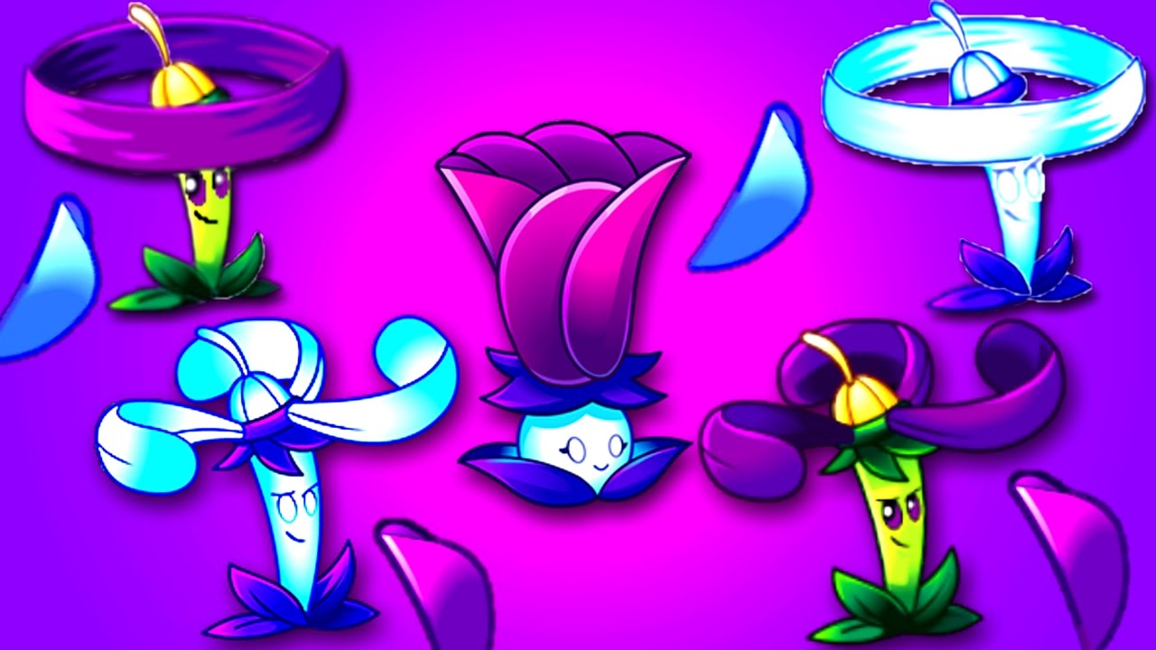 Plants vs Zombies 2 Nightshade vs 16x Zombies: Showcase - YouTube