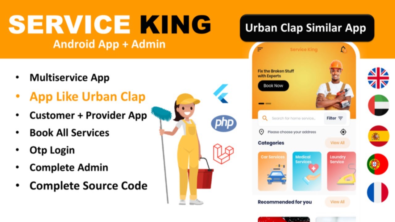 How to make home service booking app | How to make service booking ...