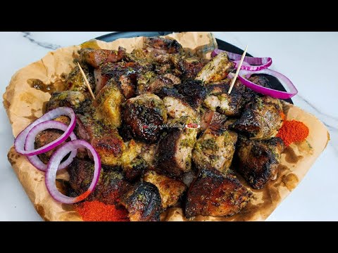 Tasty Cameroonian Grilled Pork Recipe, Steetfood made easy at home. You ...