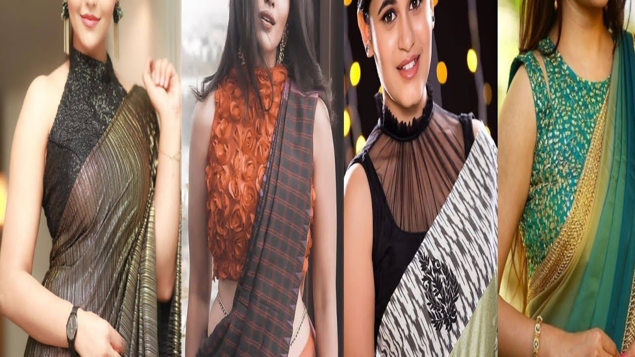 new party wear sleeveless blouse design(part -2)//latest designer ...