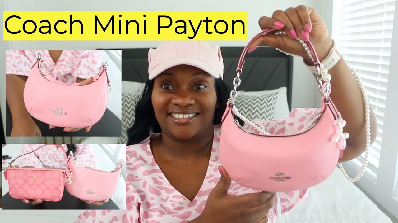 Coach Mini Payton Hobo Crossbody in Flower Pink: Nolita 19 Comparison ...