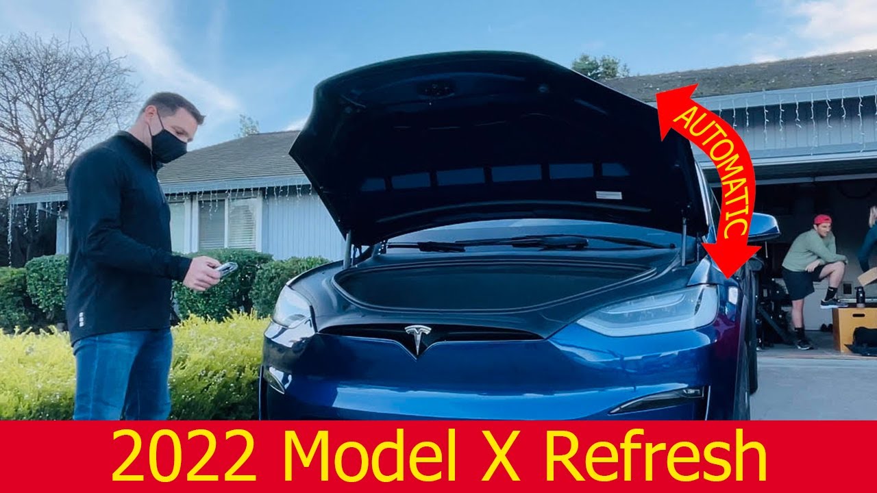 The 2022 Tesla Model X Refresh Power Frunk Upgrade Is Here - YouTube