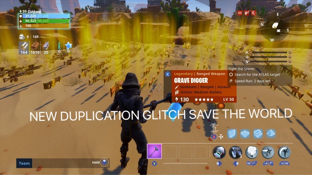 NEW GUN DUPLICATION GLITCH-Fortnite STW - YouTube