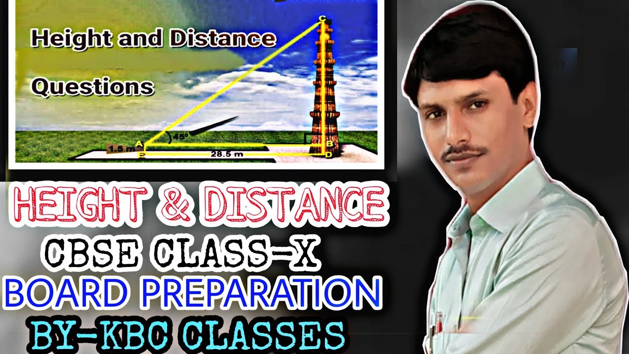 Heights and Distances : CBSE Class 10 X Maths - YouTube