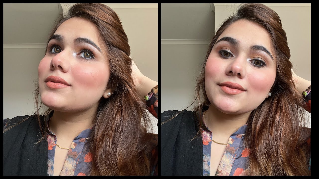 Light glam look with two eyeshadows |eid makeup💄updates - YouTube