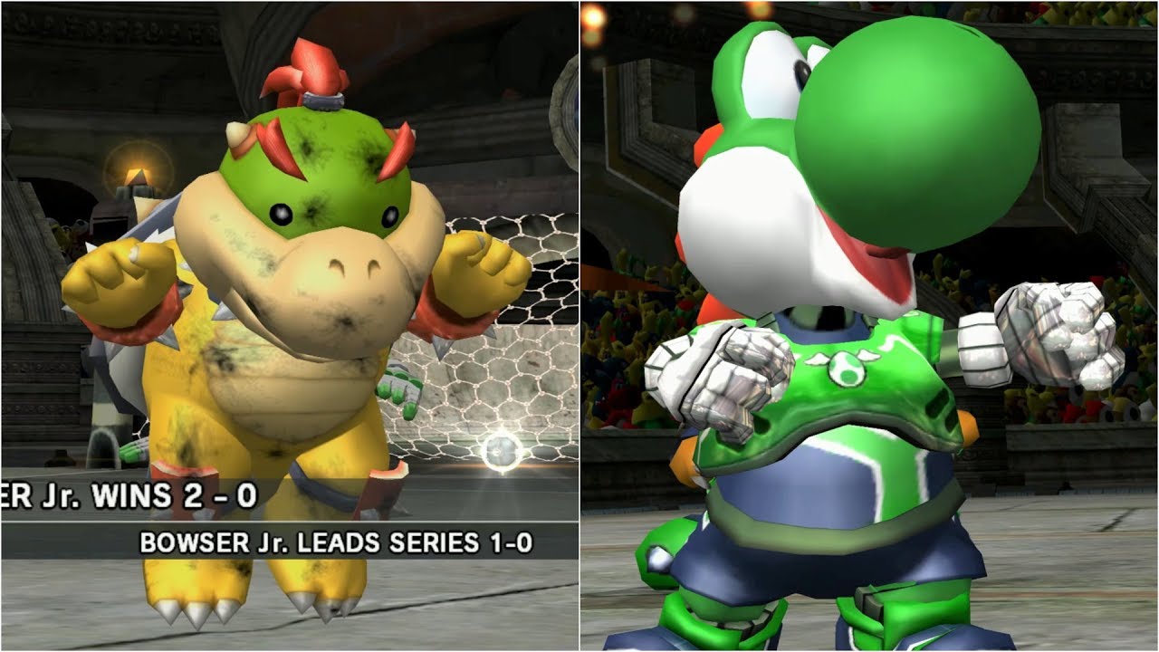 Yoshi And Bowser Jr