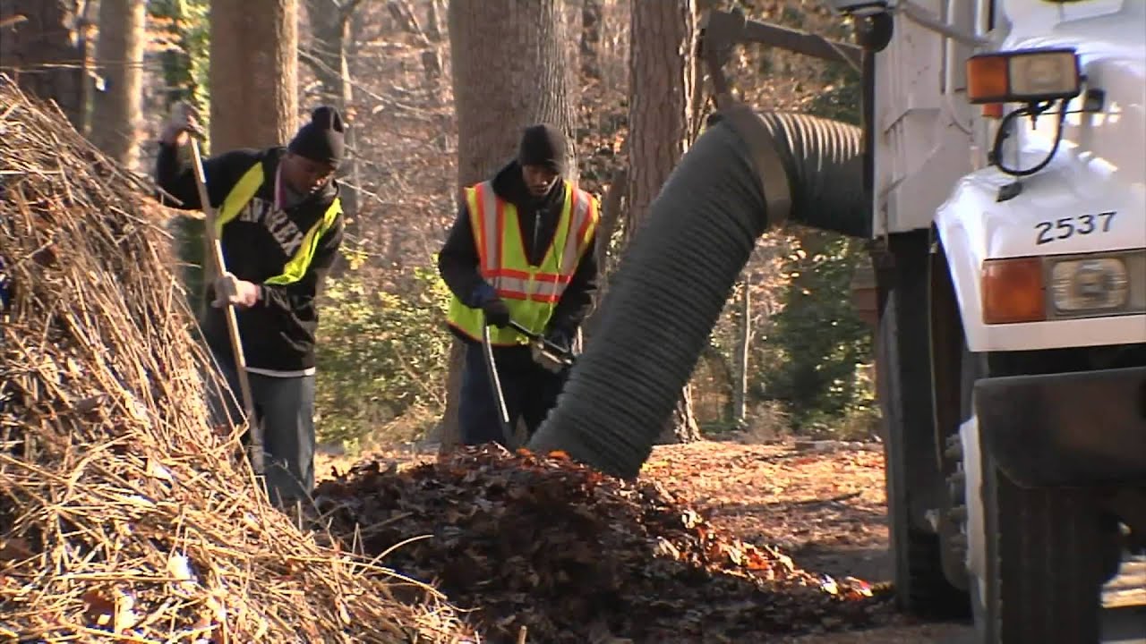 Public Works Leaf Collection 2010 - YouTube
