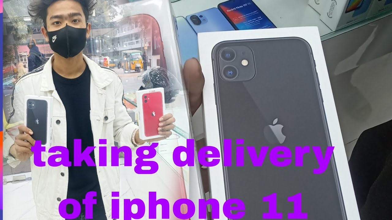 taking delivery of iphone 11. 😍 - YouTube
